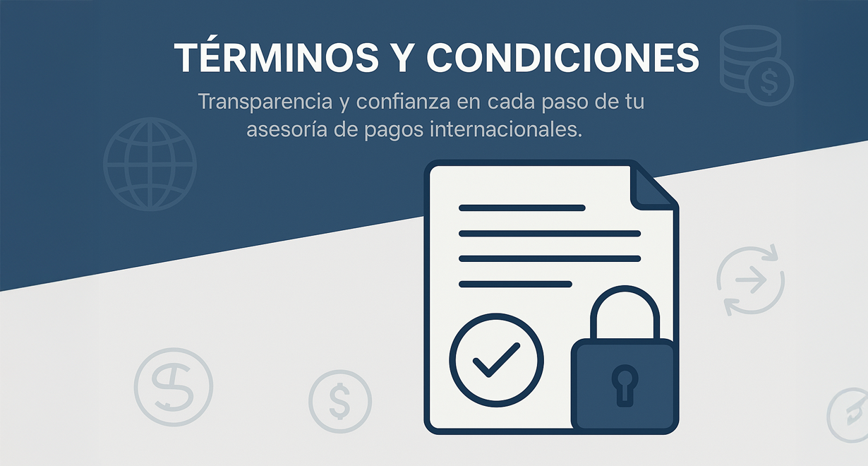 Términos y Condiciones – Asesoría de Pagos Internacionales IDI